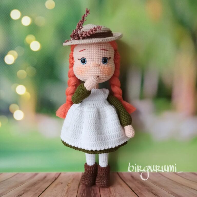 Crochet Anne Shirley Doll Amigurumi Free Pattern Free Amigurumi