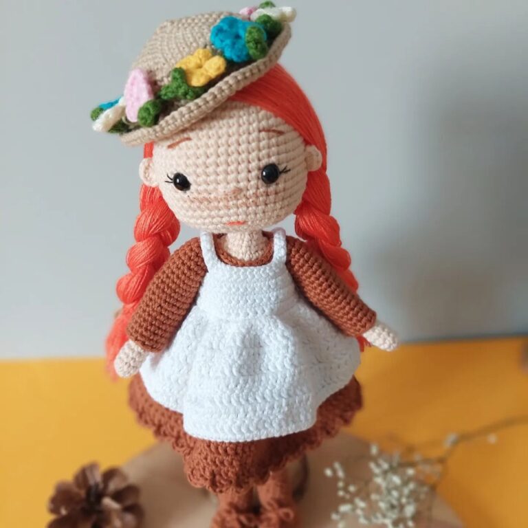 Crochet Anne Shirley Doll Amigurumi Free Pattern Free Amigurumi