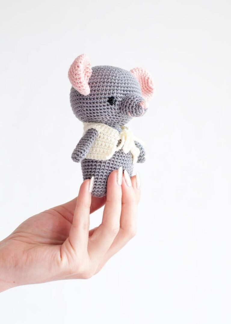 Crochet Cute Mouse Jeremy Amigurumi Free Pattern – Free Amigurumi