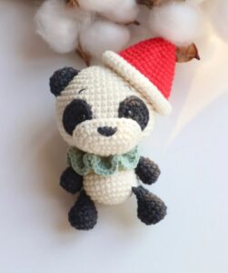 Crochet Cute Panda Keychain Amigurumi Free Pattern – Free Amigurumi