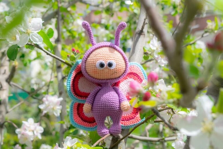 Mini Bonnie in Butterfly Costume Amigurumi Free Pattern – Free Amigurumi