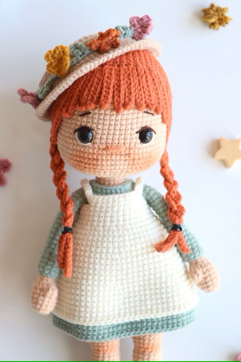 Cute Crochet Anne With Doll Amigurumi Free Pattern – Free Amigurumi